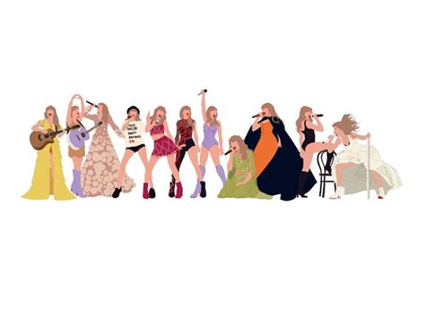 The Eras Tour Taylor Swift Taylor Swift Drawing Taylor Swift
