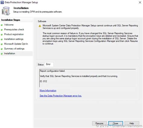 How To Install Dpm 2016 On Windows Server 2016 And Sql Server 2016 Dpm Sysctr Charbel