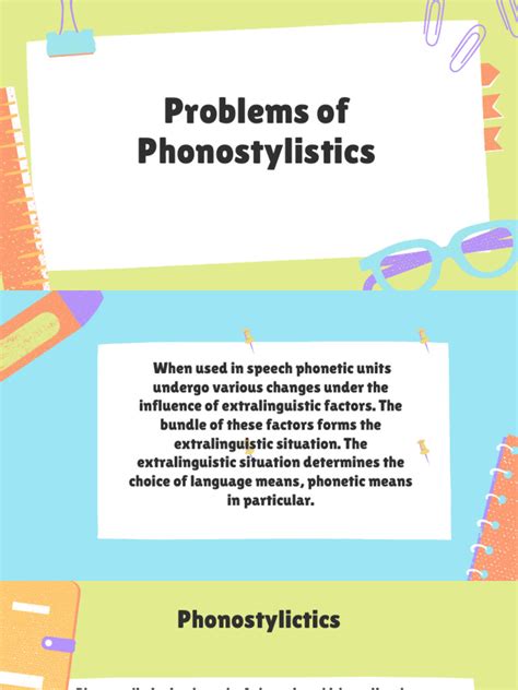 Problems Of Phonostylistics Pdf Communication Phonetics