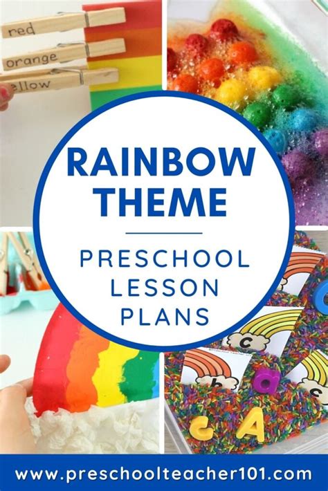 Rainbow Theme Preschool Classroom Lesson Plans Preschool Teacher 101