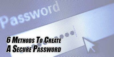 6 Methods To Create A Secure Password EXEIdeas Let S Your Mind Rock