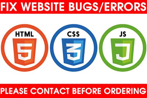 Edit Html Css And Js And Modify Or Fix Bugs In Website By Lahcenlh