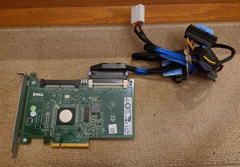 Used Dell 0yk838 Perc 6 Ir Pcie X8 Sas Raid Controller Card E2k Ucs 61 W Cables Ubb Threads