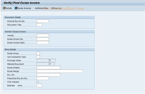 J IB SAP Tcode Excise Verification And Posting J IB SAP Tcode Excise Verification And Posting