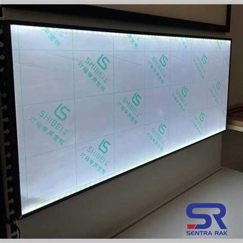 Slim Led Signage Type Clip • Sentra Rak