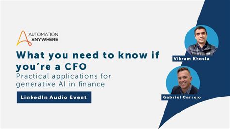 Dilip Mehta On Linkedin Linkedin Audio What You Need To Know If Youre A Cfo
