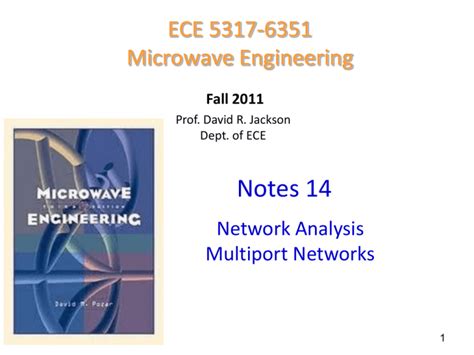 Notes 14 Network Analysis