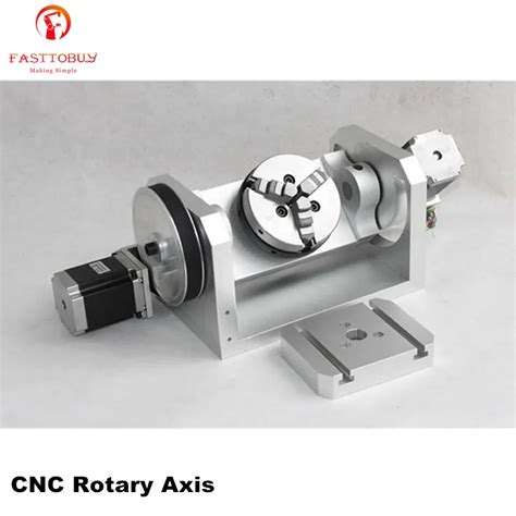 K Jaw Chuck CNC Rotary Axis CNC Dividing Head Th A Axis Ratio With Pcs Nema A
