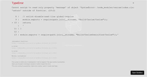 Cesium Examples CodeSandbox