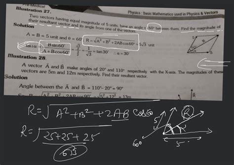 Illustration 27physics Basic Mathematics Used In Physics And Vectorst