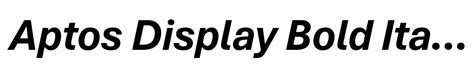 Aptos Font Webfont And Desktop Myfonts
