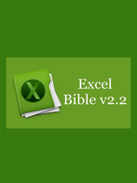 Excel Bible Pdf Numbers Microsoft Excel