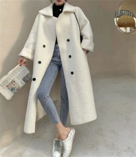 양털 롱코트후리스 헬로마켓