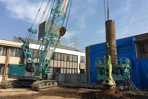 全周回転式オールケーシング工法 岩永産業