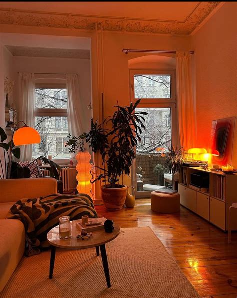 Cozy Apartment Living Room With Fireplace Interior Design Per