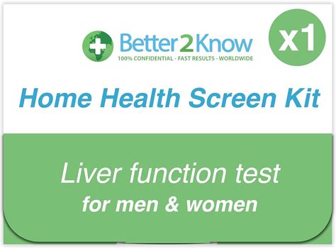 Liver Function Test Kit Home Liver Testing Kit 100 Confidential Self Test Health Kit Fast