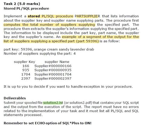 solved tpc r benchmark database part p partkey id p name