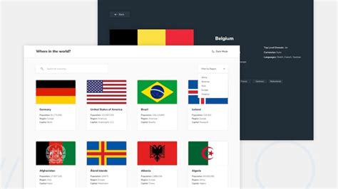 Rest Countries Api Web Con Css Y Js Dark Mode Responsive Parte 1 Youtube