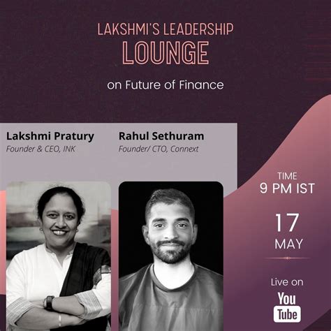 Rahul Sethuram On Linkedin I Had A Great Time Chatting With Lakshmi