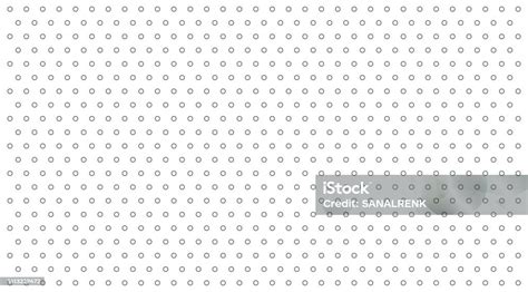 흰색 배경에 매끄럽게 회색 윤곽선이 그려진 점들 폴카 도트 얼룩덜룩한 회색 컬러 점 원활한 도트 패턴 0명에 대한 스톡 벡터 아트 및 기타 이미지 Istock