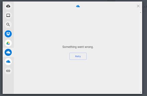 Error Requesting Cloud Onedrive Error When Connecting To Third