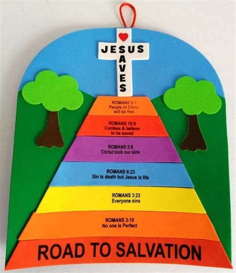 Romans Road Sign Craft Kit For Sunday School Crafts Romans Road Craft