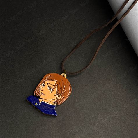 گردنبند طرح نوبارا انیمه جوجوتسو کایسن جنس چوبی ارن شاپ