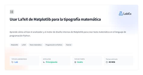 Texto Matemático Latex De Matplotlib Tutorial De Programación En