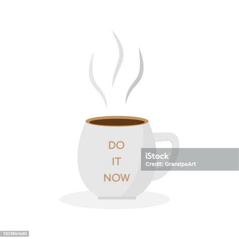 뜨겁고 맛있는 커피 한 잔 연기와 향기로운 커피 플랫 벡터 일러스트레이션 0명에 대한 스톡 벡터 아트 및 기타 이미지 0명 갈색 그릇 Istock