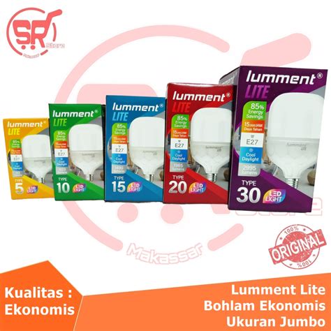 Jual Lumment Lite LED Bohlam Lampu Capsule EKONOMIS LED Murah SNI Kualitas Ekonomis Jumbo 5W