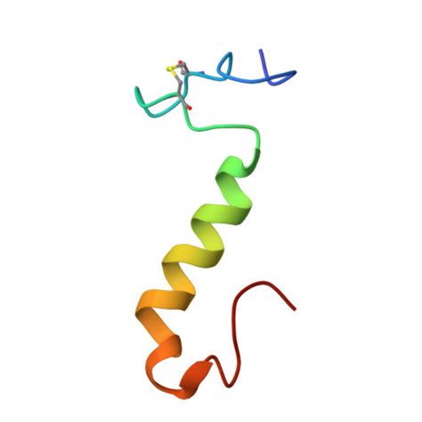 Rcsb Pdb 1ohn Three Dimensional Structure In Lipid Micelles Of The Pediocin Like
