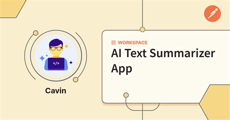Ai Text Summarizer App Postman Api Network Ai Text Summarizer App Postman Api Network
