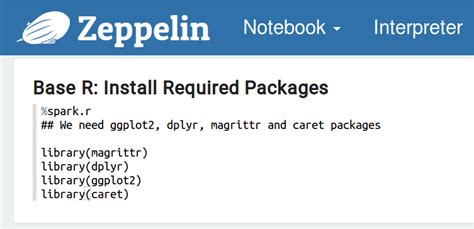 Interactive Data Science With R In Apache Zeppelin Notebook Sparkiq Labs Blog