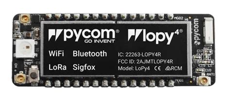 Pycom Lopy4 Radio Frequency Development Kit Price From Rs0unit Onwards Specification And