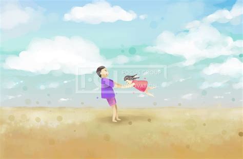 여름휴가 C170529a Cooltree 일러스트 페인터 그림 일러스트 핸드드로잉 드로잉 이미지 아트 클립 클립아트 삽화 그래픽 수채화 유화