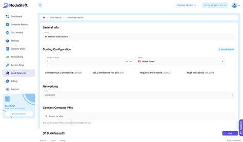 Create A Load Balancer Nodeshift Documentation