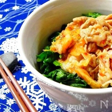 豚キムチ丼 レシピサイトnadia