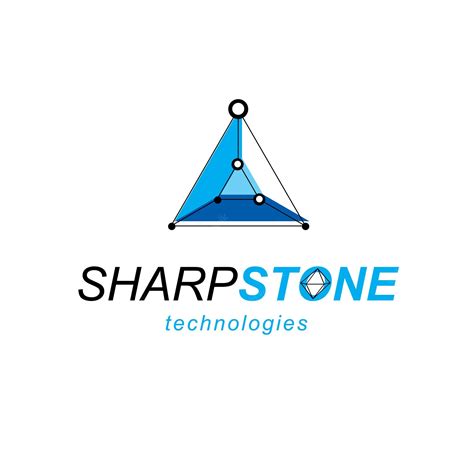 Premium Vector Technology Corporate Emblem Vector Abstract 3d Mesh