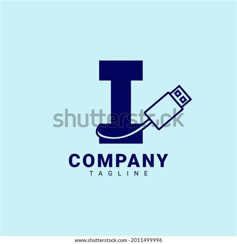 Letter Usb Clean Professional Vector Logo Stock Vector Royalty Free Shutterstock