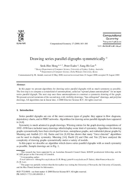pdf drawing series parallel digraphs symmetrically