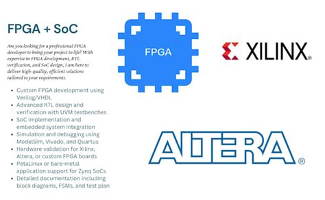 Fpga Development Rtl Verification Verilog Vhdl Coding Soc Design