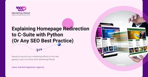 Explaining Homepage Redirection To C Suite With Python Or Any Seo Best