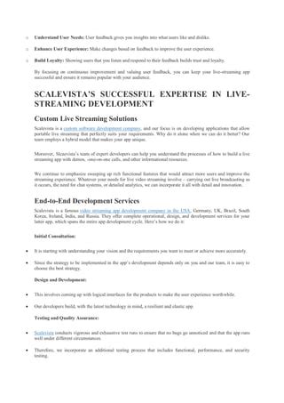 How To Build A Live Streaming App Easily PDF