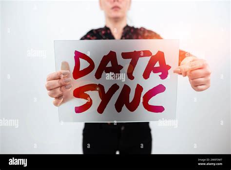 Writing Displaying Text Data Sync Concept Meaning Data That Is