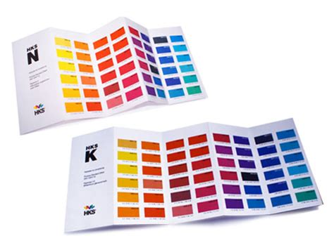 Hks Farbtafel Set Farbkarten Cmyk Offsetdruck
