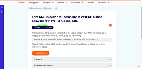 sql injection vulnerability retrieval of hidden data by tanist