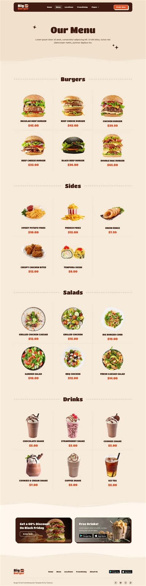 Bigburger Burger And Fast Food Restaurant Elementor Template Kit Wp Bigburger Burger And Fast Food Restaurant Elementor Template Kit Wp