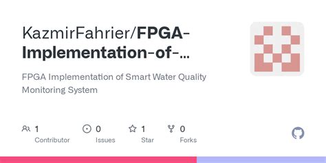Github Kazmirfahrierfpga Implementation Of Smart Water Quality