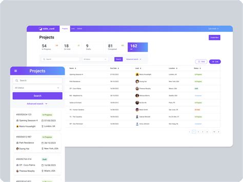 Table Switching Between List View And Grid View By Helena Lozano For Outsystems On Dribbble