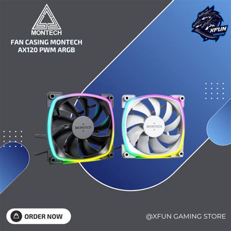 Jual FAN CASING MONTECH AX120 PWM ARGB Kota Samarinda XFun Gaming Tokopedia